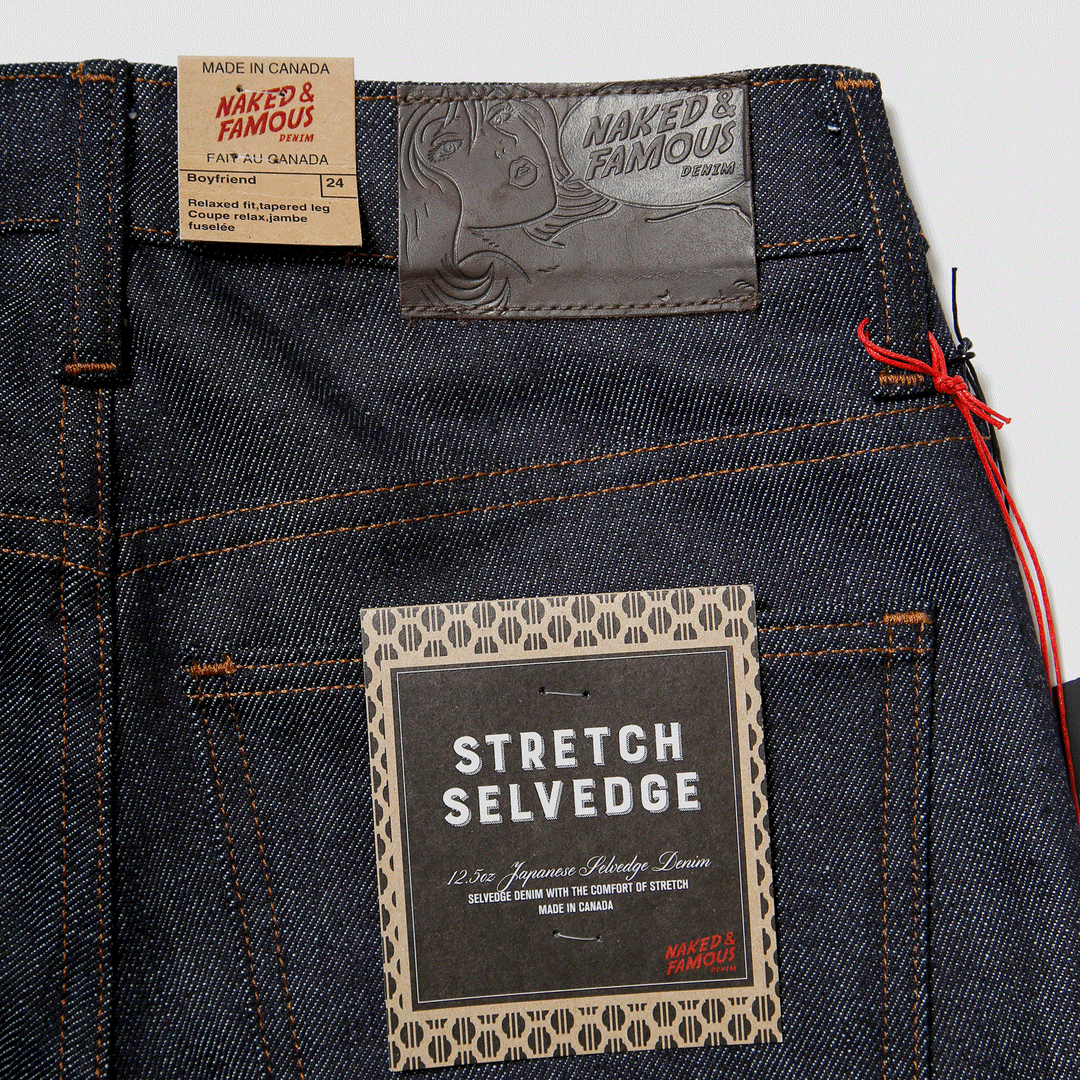 Women's The Boyfriend - Stretch Selvedge Raw Denim – MTN.HEAD